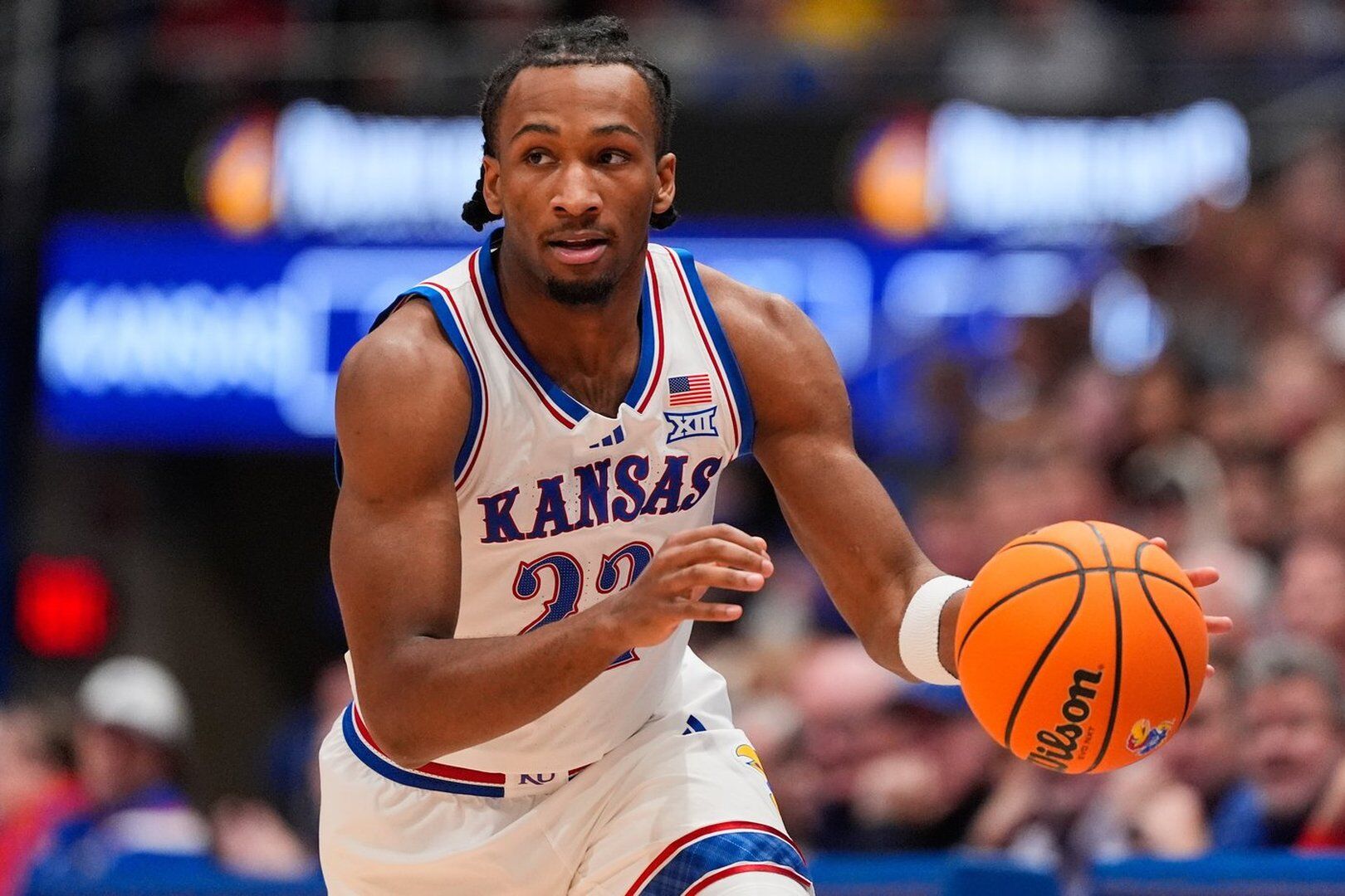 No. 21 Kansas' Darryn Peterson will miss his 7th straight game vs. No ...
