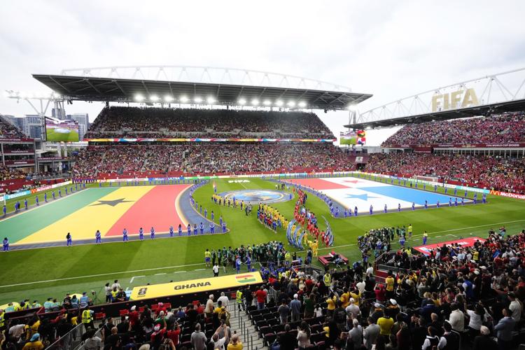 Passionate World Cup fans unfazed by rain as Ghana tops Panama at ...