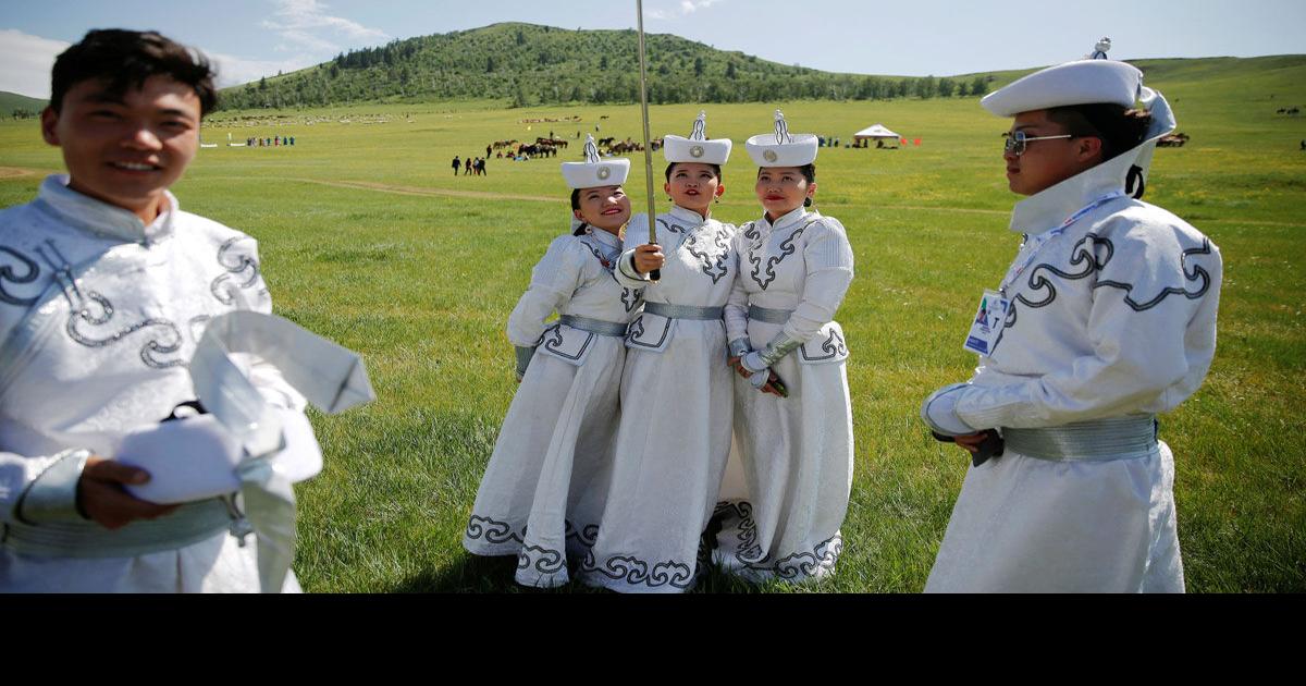 Selfies in Mongolia