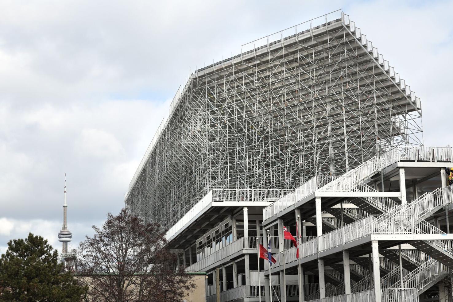 Fans react to temporary bleachers at BMO Field for World Cup