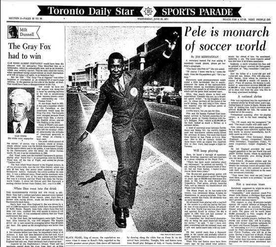 Pelé did it all first — his innocence and joy will live forever