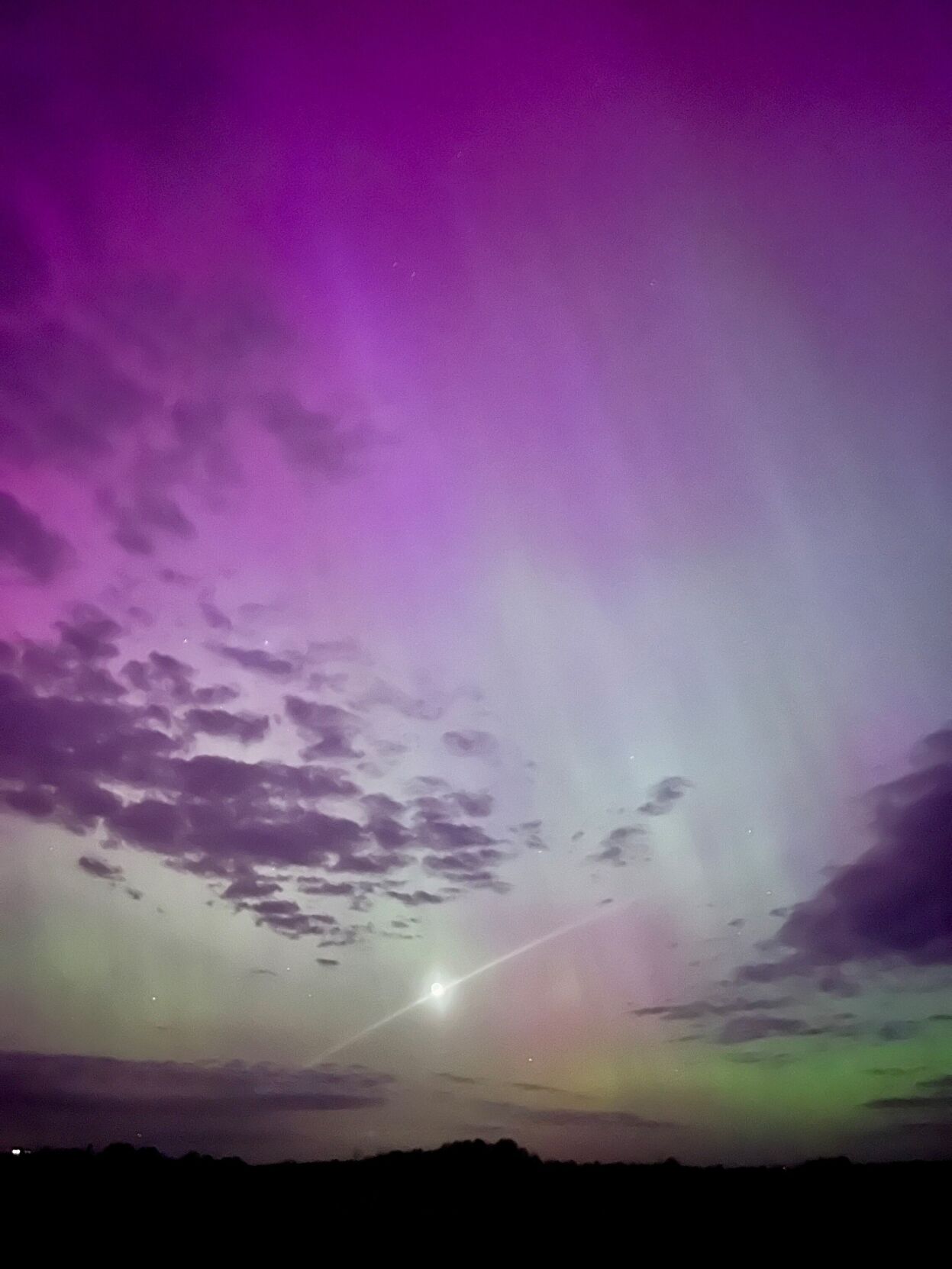 Aurora borealis, or northern lights, grace Ontario skies