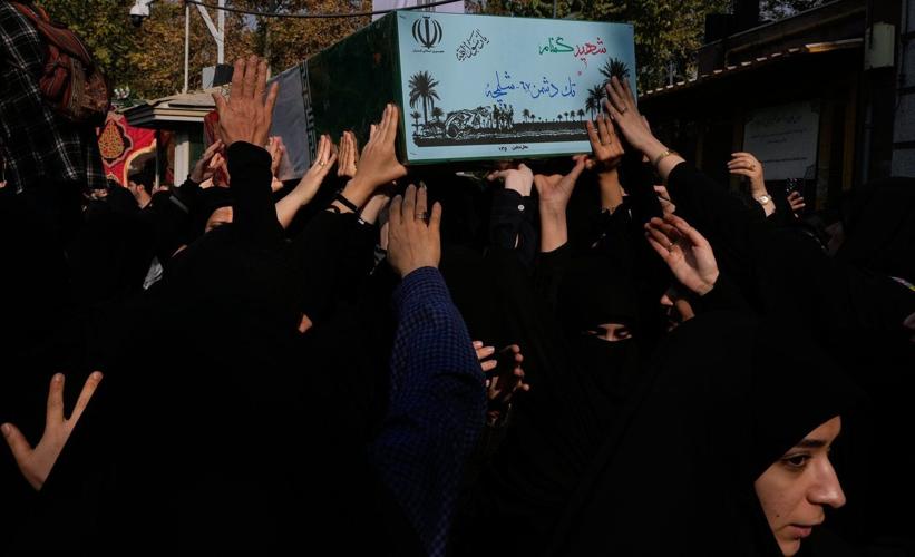 Photos show mourners in Tehran honoring the unknown soldiers killed in ...