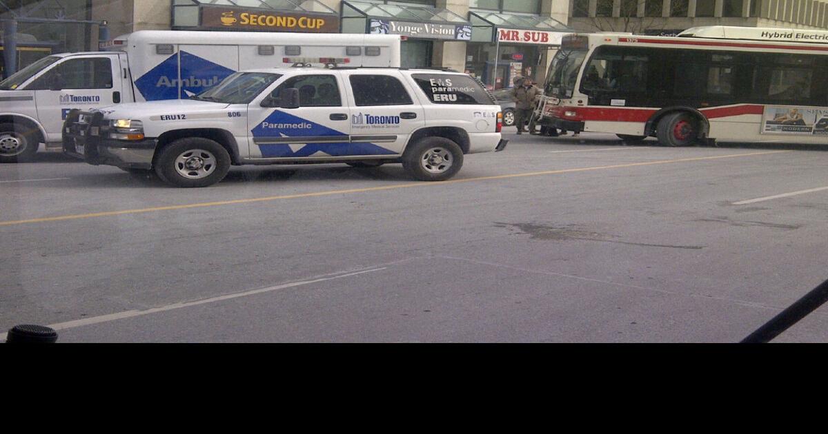 TTC chair nearby when woman struck by bus