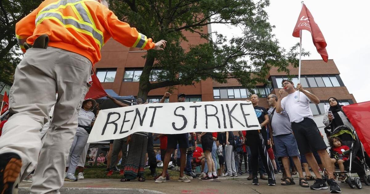 Weston highrise tenants protest ‘unfair’ rent hikes