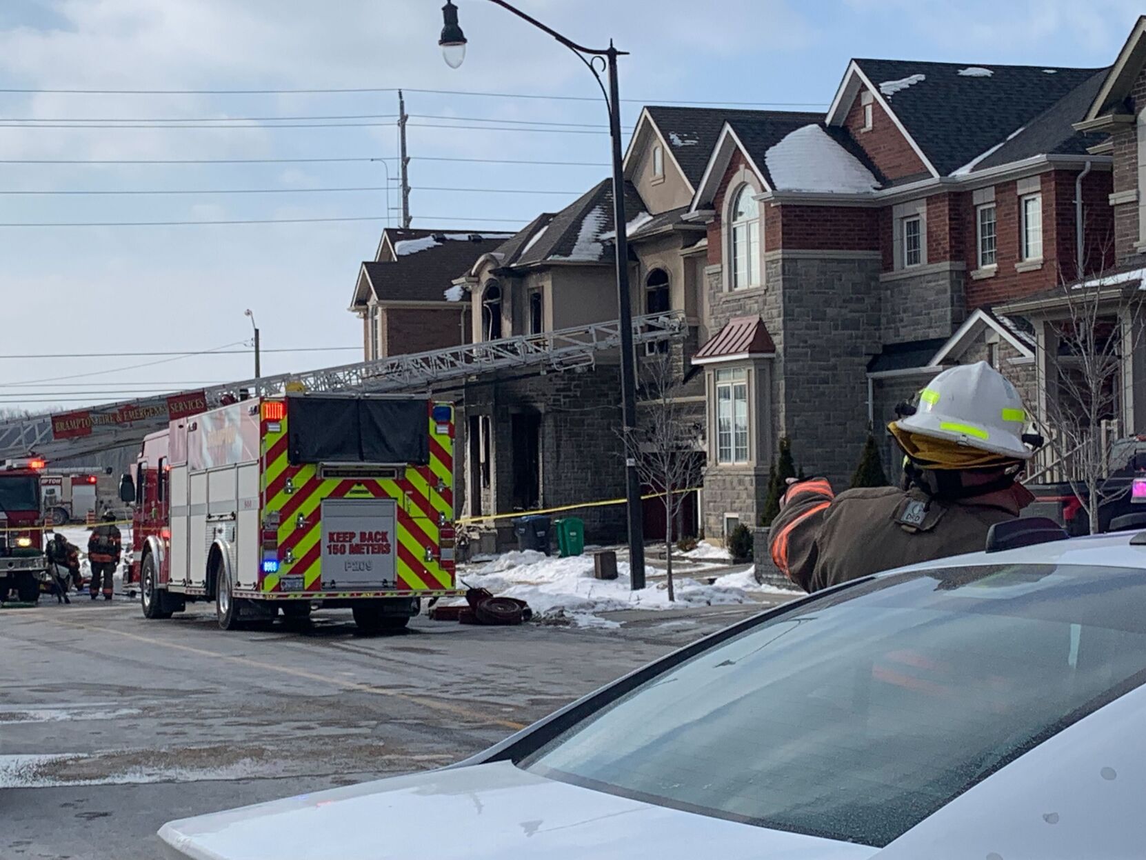 One man dead, two men in hospital after Brampton fire