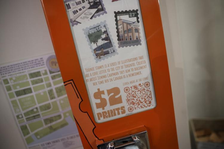 Why this Toronto artist puts her art in vending machines