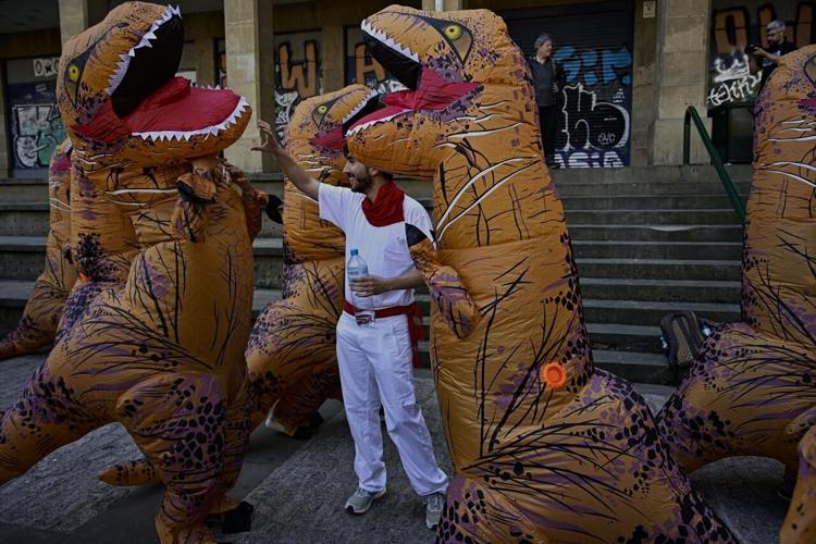 Activists protest over Spain’s San Fermin bull-run festival