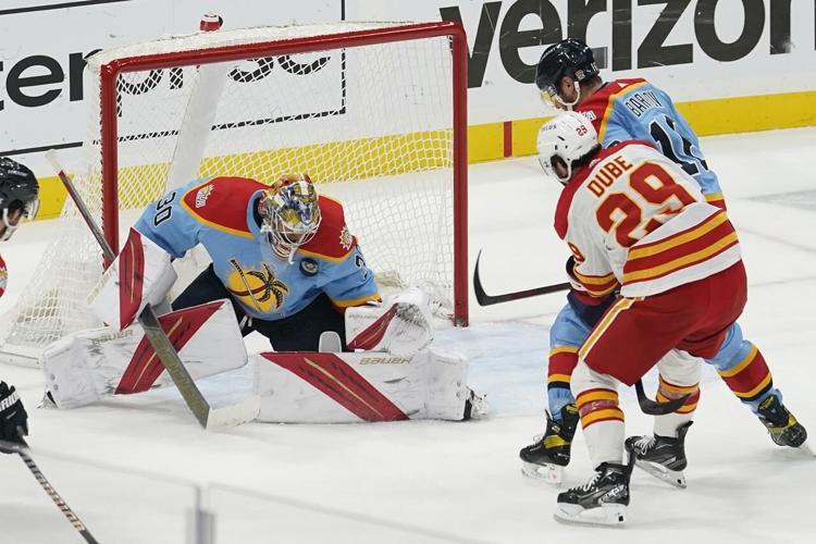 Andersson, Flames top Tkachuk, Panthers in OT 5-4