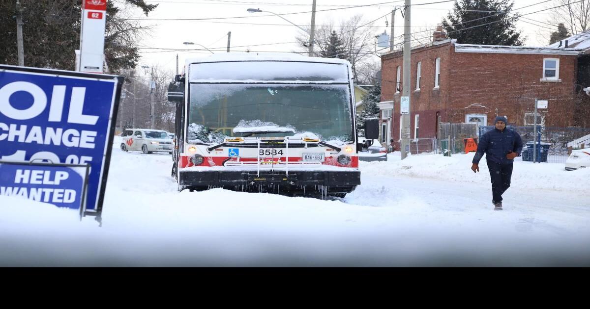 Brace yourselves, Toronto, we’re getting another 10-15 cm of snow Wednesday