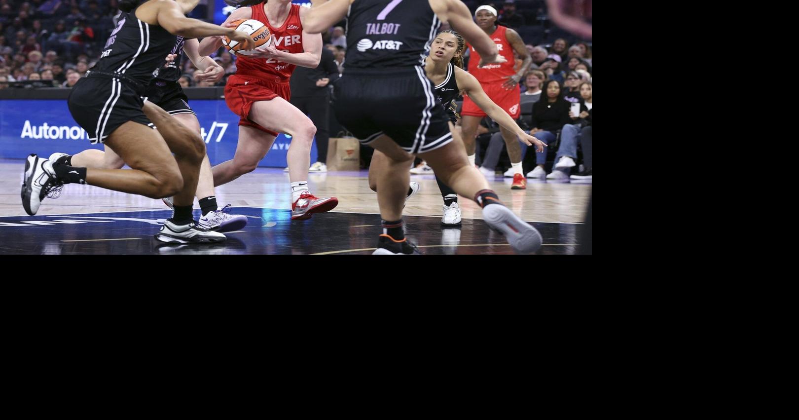 Kayla Thornton scores 16 points as Valkyries rally past Caitlin Clark ...