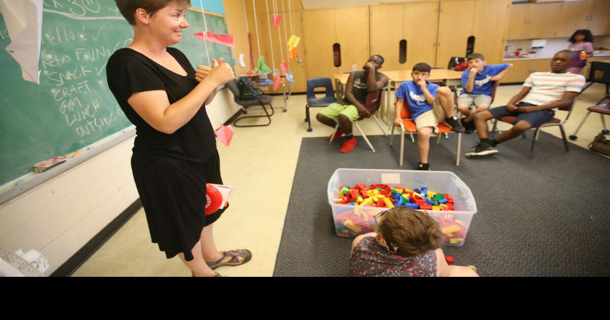 Kids connect with each other at Silent Voice sign language camp
