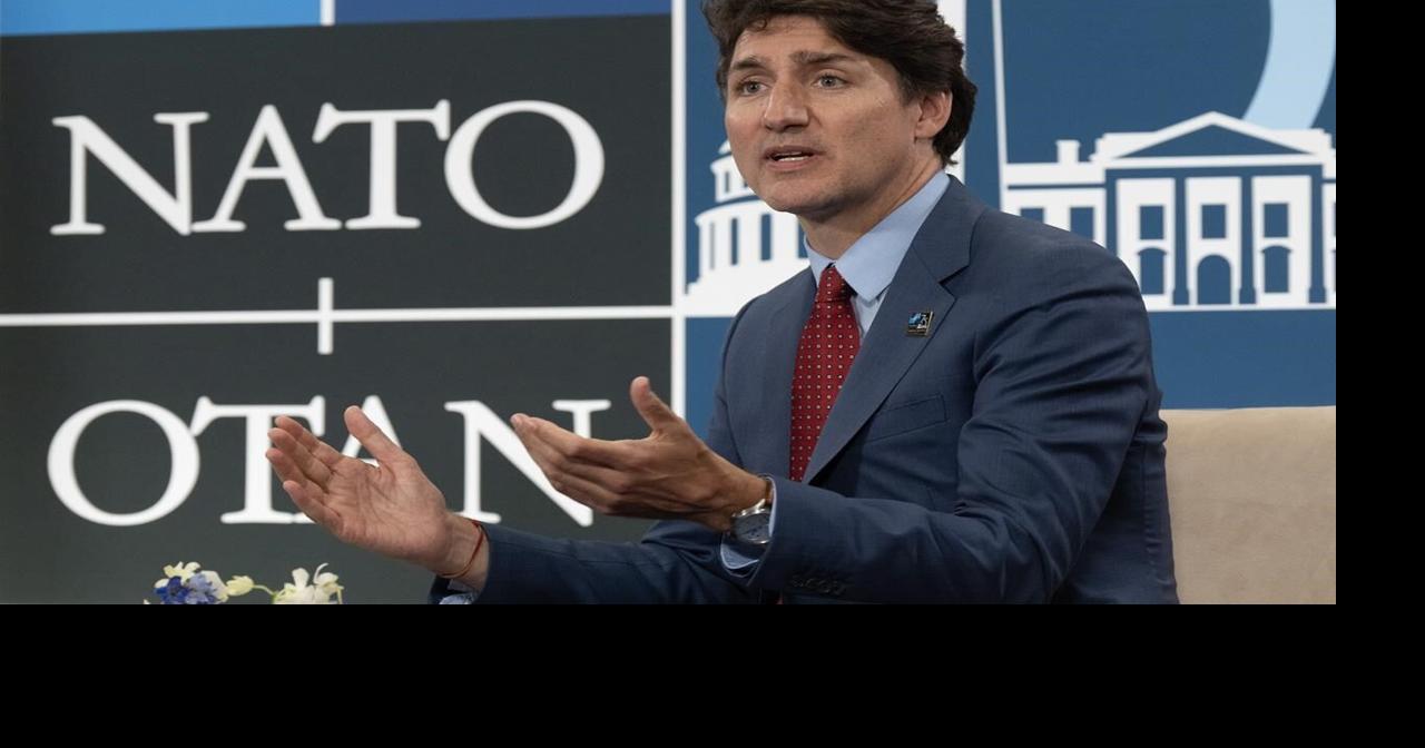 Trudeau says Canada expects to hit NATO defence spending target in 2032
