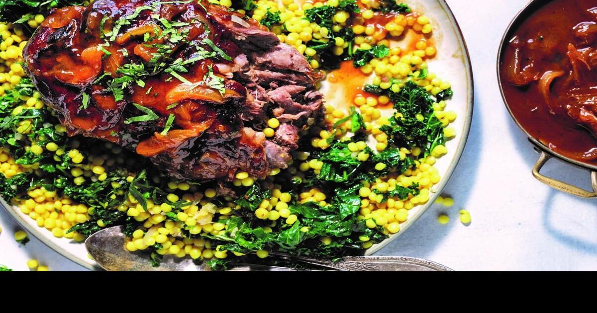 Apricot-braised Lamb With Israeli Couscous