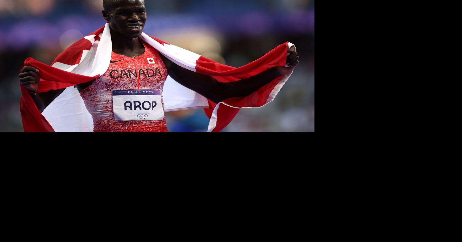 Canada's Marco Arop wins silver in men's 800 metres at Paris Olympics