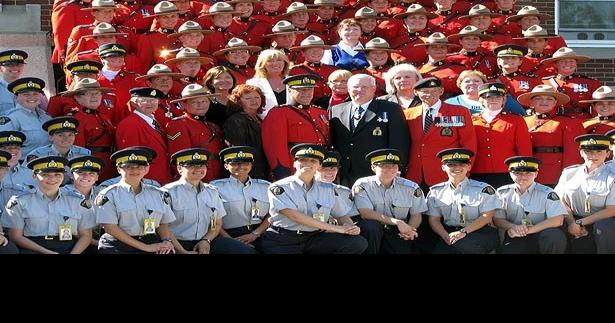 Mounties celebrate the 'ladies' of Troop 17