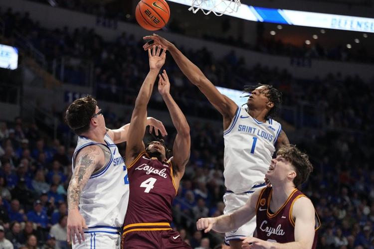 No. 25 Saint Louis beats Loyola Chicago 79-65 to earn top seed in A-10 ...