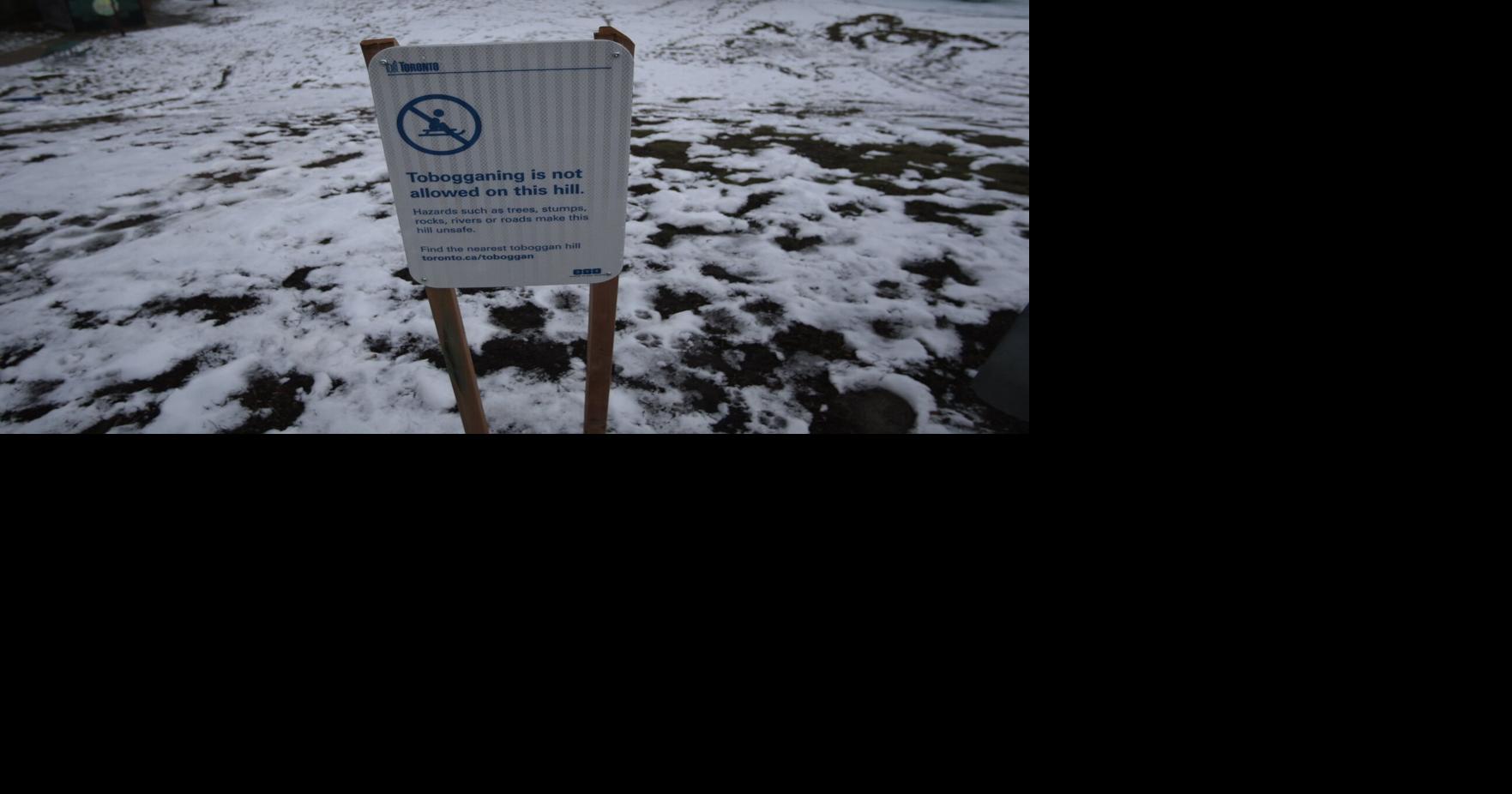 More proof you can’t have fun in Toronto: Tobogganing bans