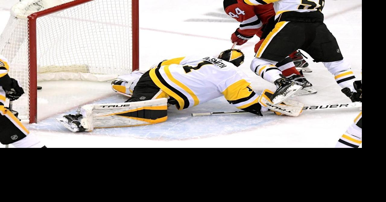 Rust scores 2, Crosby gets goal, 2 assists, Pens beat Devils