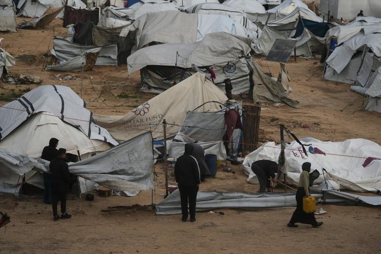 Howling winds collapse walls on Gaza tent camps, killing 4. A 1-year ...