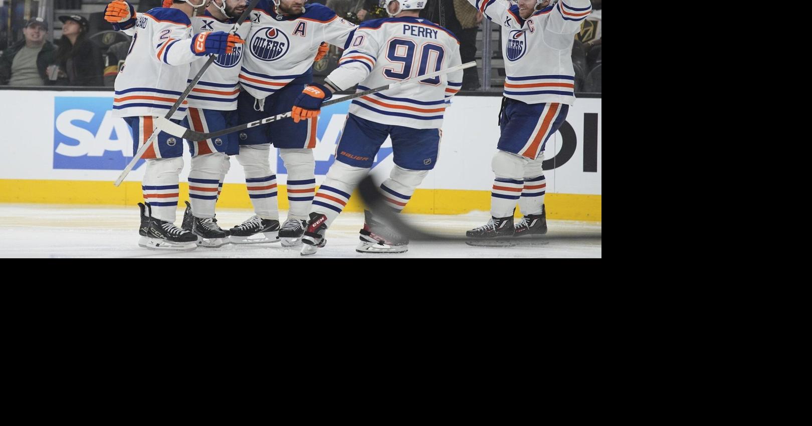 Oilers vs Golden Knights: Hyman goal leads 4-2 comeback win