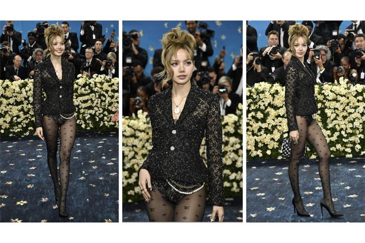 In pinstripes and hats, with canes and twists on suiting, Met Gala ...