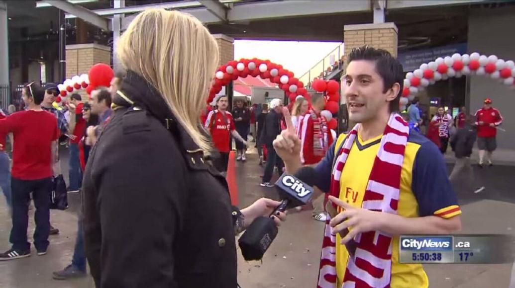 Man who defended TFC heckler gets job back at Hydro One