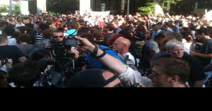 Outraged protesters rally against police