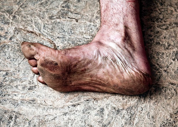 The merits of going barefoot