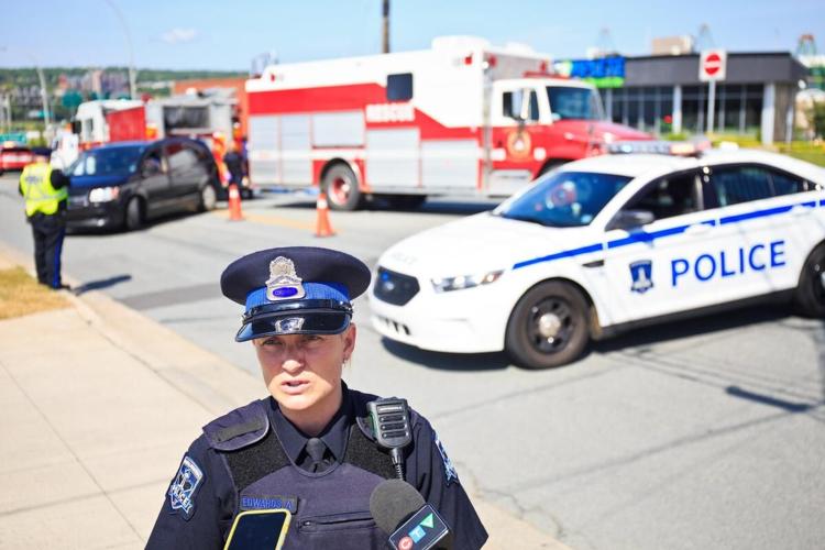 Woman killed after being struck by driver of transport truck in Halifax