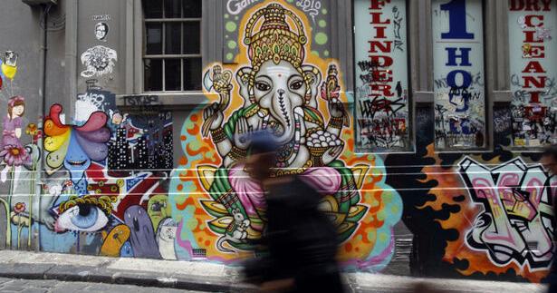 Melbourne street cleaners paint over priceless Banksy graffiti