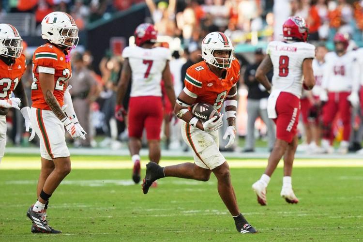 Carson Beck throws 3 TDs, No. 16 Miami rolls to 41-7 win over N.C. State