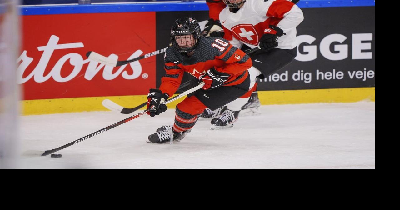Sarah Fillier strikes twice, Canada downs Swiss 4-1 in women’s world hockey