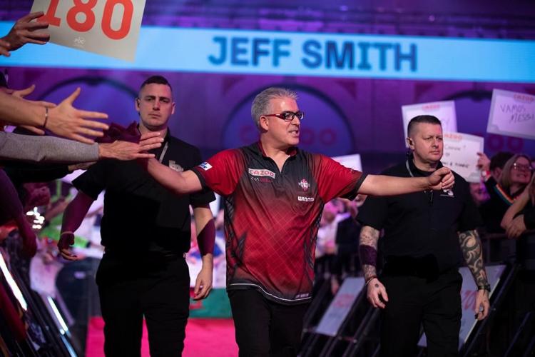 Two Canadians exit in first round of world darts championship in London