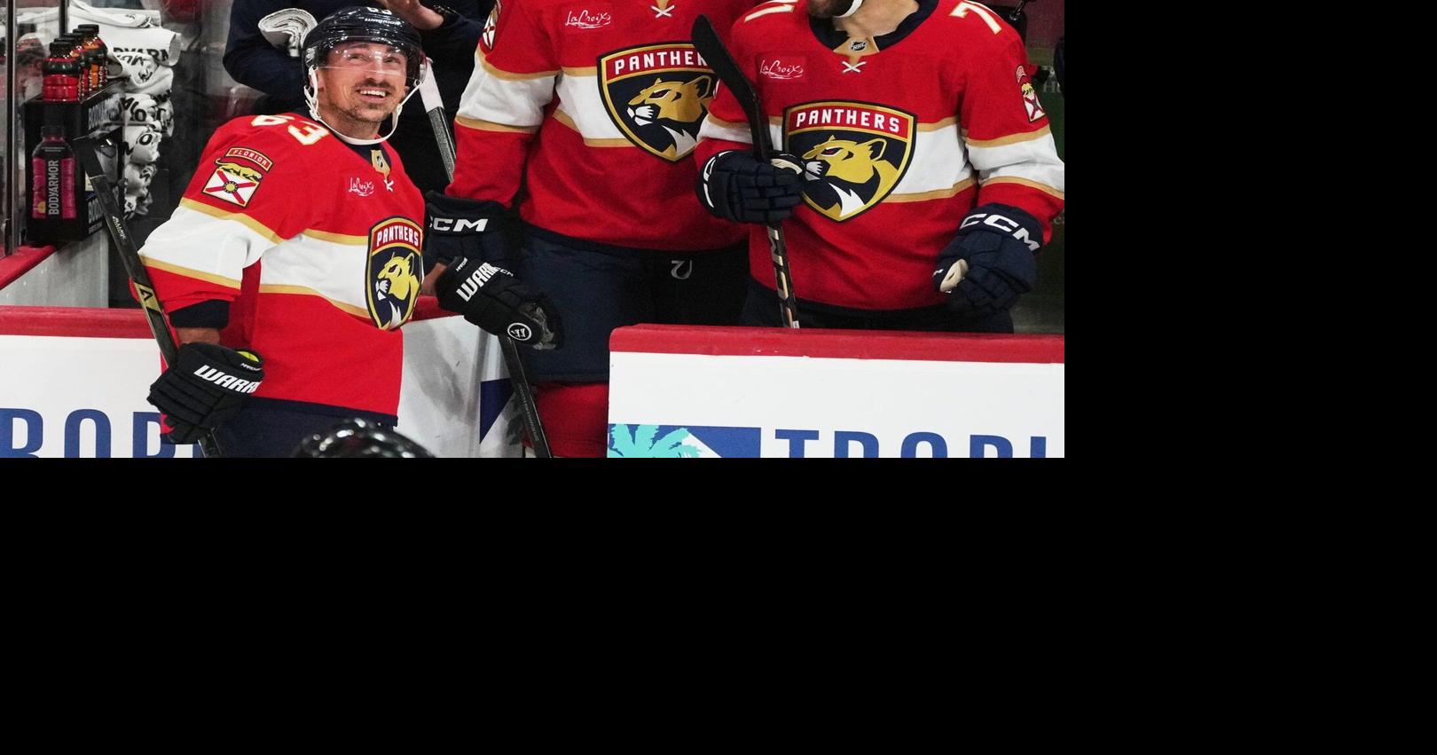 NHL scores: Panthers beat Capitals 6-3, Marchand reaches 1,000 points