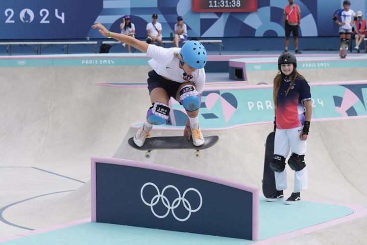 Music and medals: U.S. skateboarder drops into Olympic bowl with an apt ...