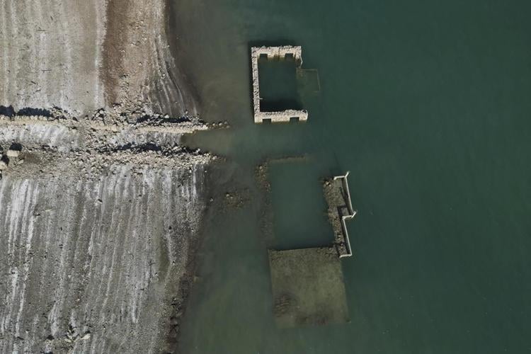 Ruins of a long-sunken Greek village emerge as drought saps a vital ...