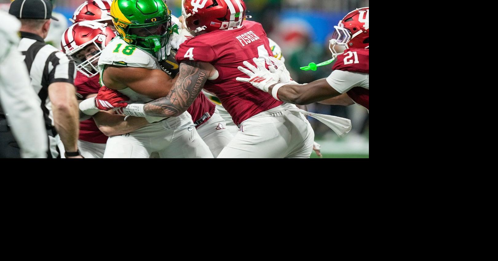 Oregon's Kenyon Sadiq and Dillon Thieneman have declared for the NFL draft