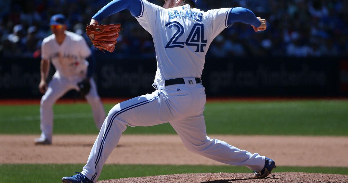 Jays reliever Danny Barnes pitches his way into conversation