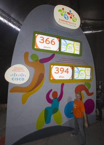 Pan Am countdown clock unveiled: it’s bright, curved and tracks more ...