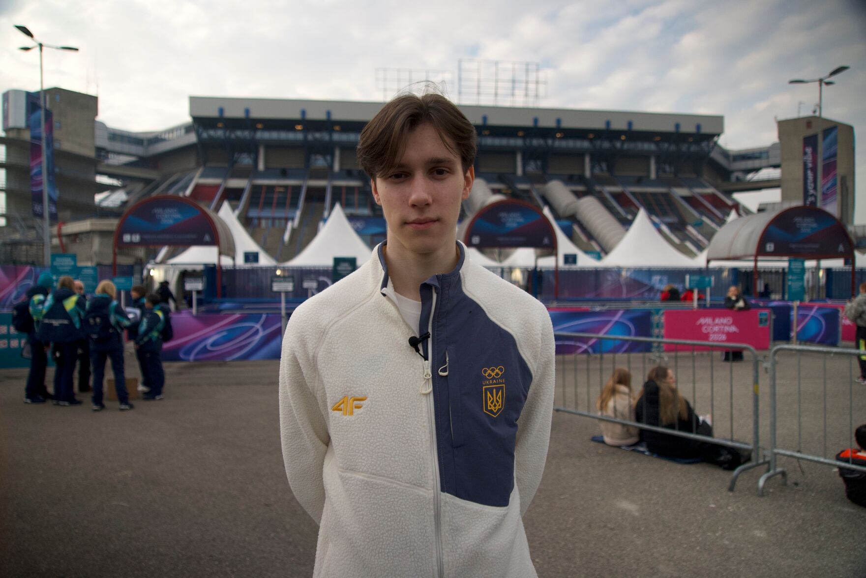 Ukraine's lone figure skater was exhausted worrying about his family ...