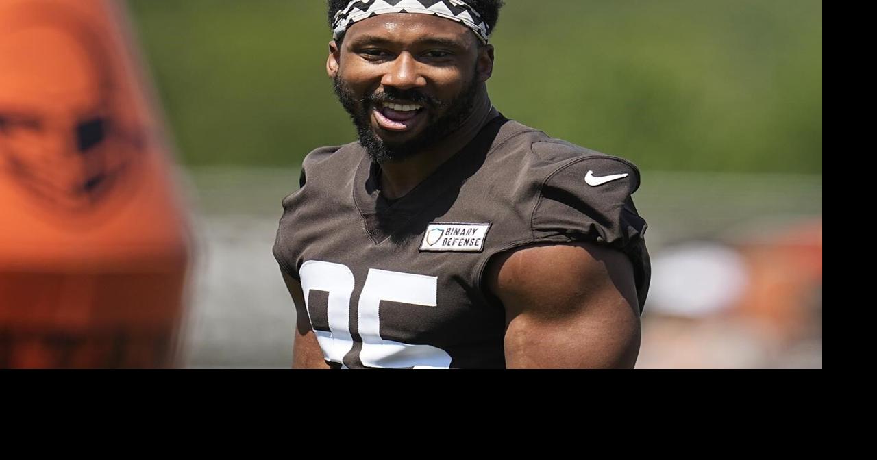 On edge: Browns star Myles Garrett unsatisfied by personal success ...