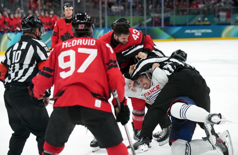 Canada’s Wilson drops gloves at the Olympics after blindside hit on ...