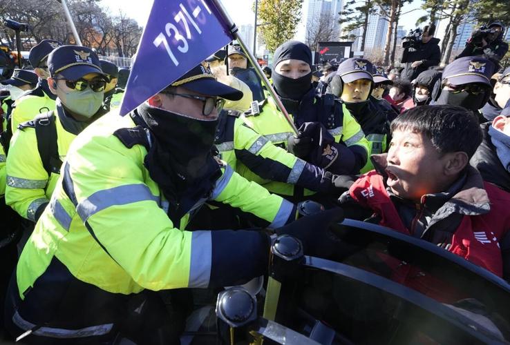 South Korean farmers rally near presidential office to protest proposed ...