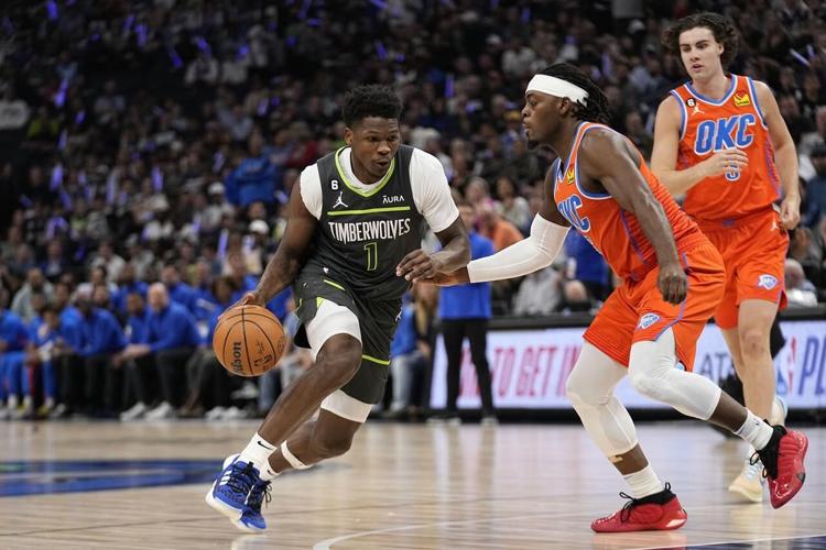 Wolves go big to beat Thunder in play-in game, get 8th seed