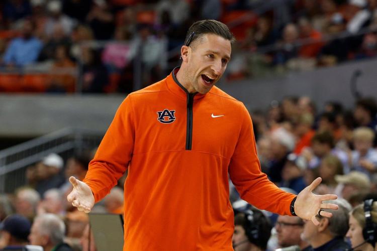 Keyshawn Hall scores 25 to lead No. 20 Auburn to a 95-57 win over Merrimack