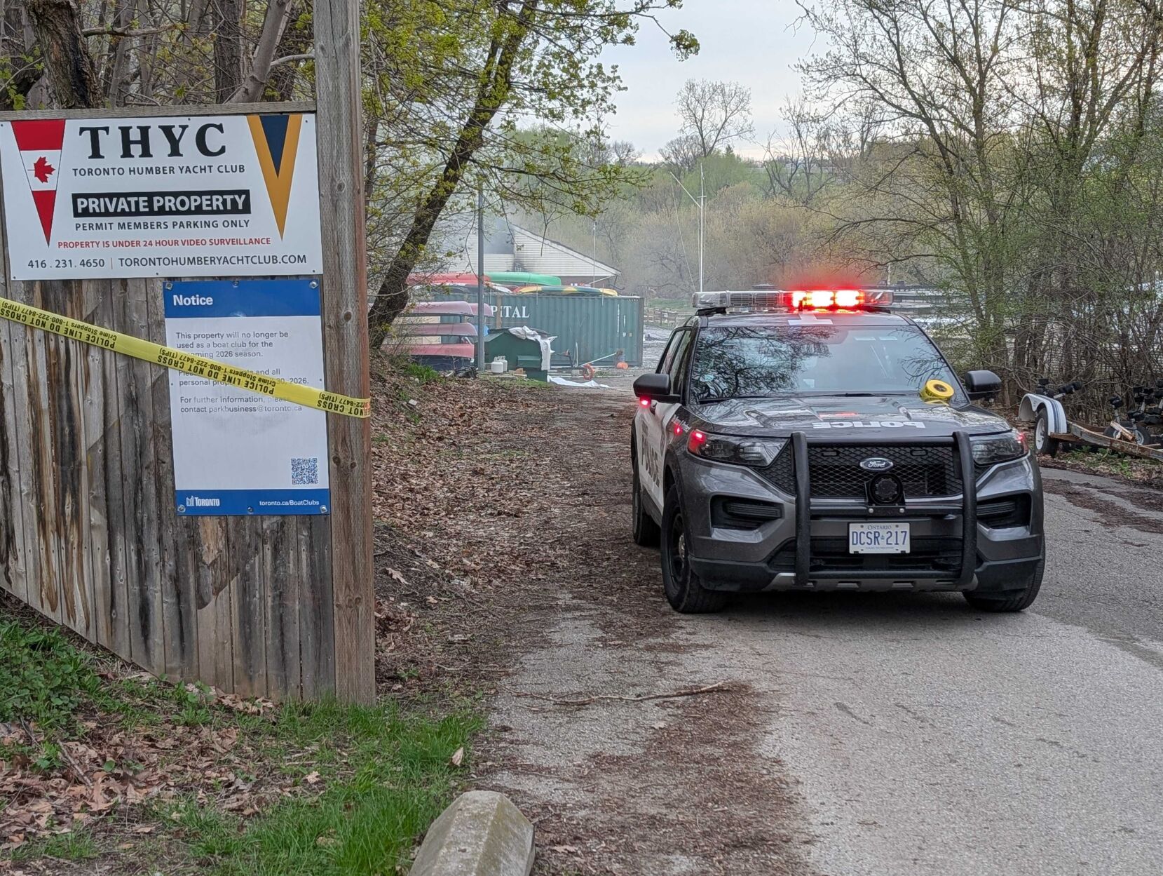 Toronto Humber Yacht Club building destroyed in large fire