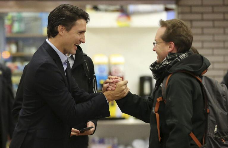 Trudeau up early to thank supporters at Montreal subway