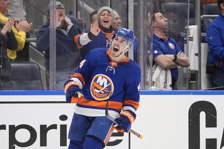 Mathew Barzal scores in 2nd OT as Islanders beat Hurricanes 3-2 to ...