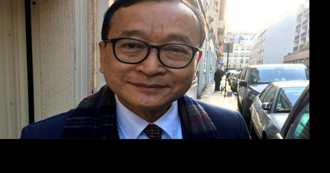 The Latest: Sam Rainsy affirms determination to return home
